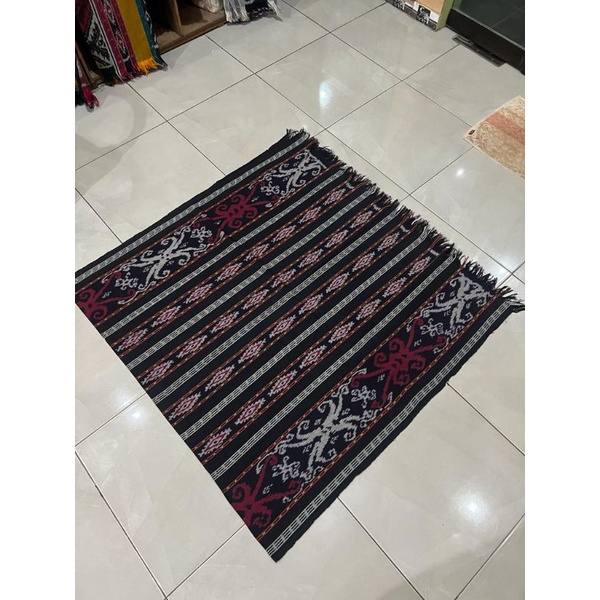 Jual Tenun Dayak Kalimantan Murah Tenun Etnik Blanket Motif Ukir Dayak ...
