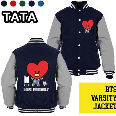Jual Produk Terbaru Bts Bt21 Jaket Varsity - Jacket - Kpop Korea ...