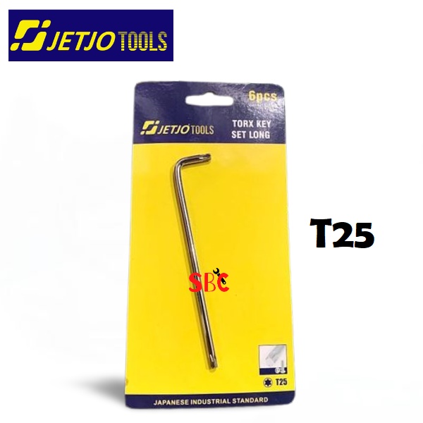 Jual JETJO Kunci L Bintang Panjang T25 / Torx Key Long T 25 Ecer Satuan | Shopee Indonesia