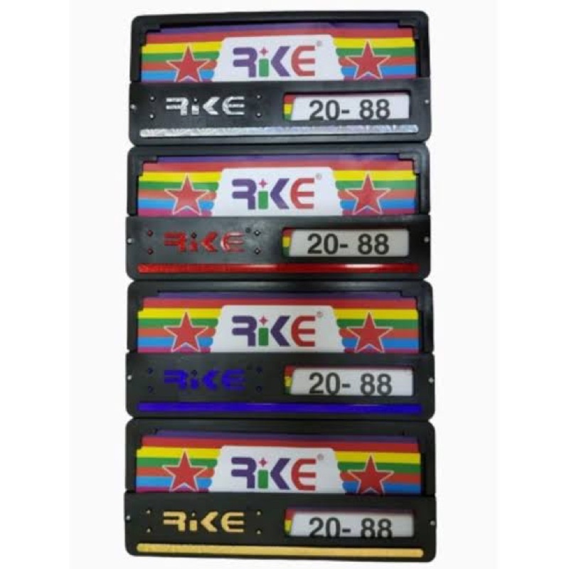 Jual plat nomor rike cover plat nomor motor | Shopee Indonesia