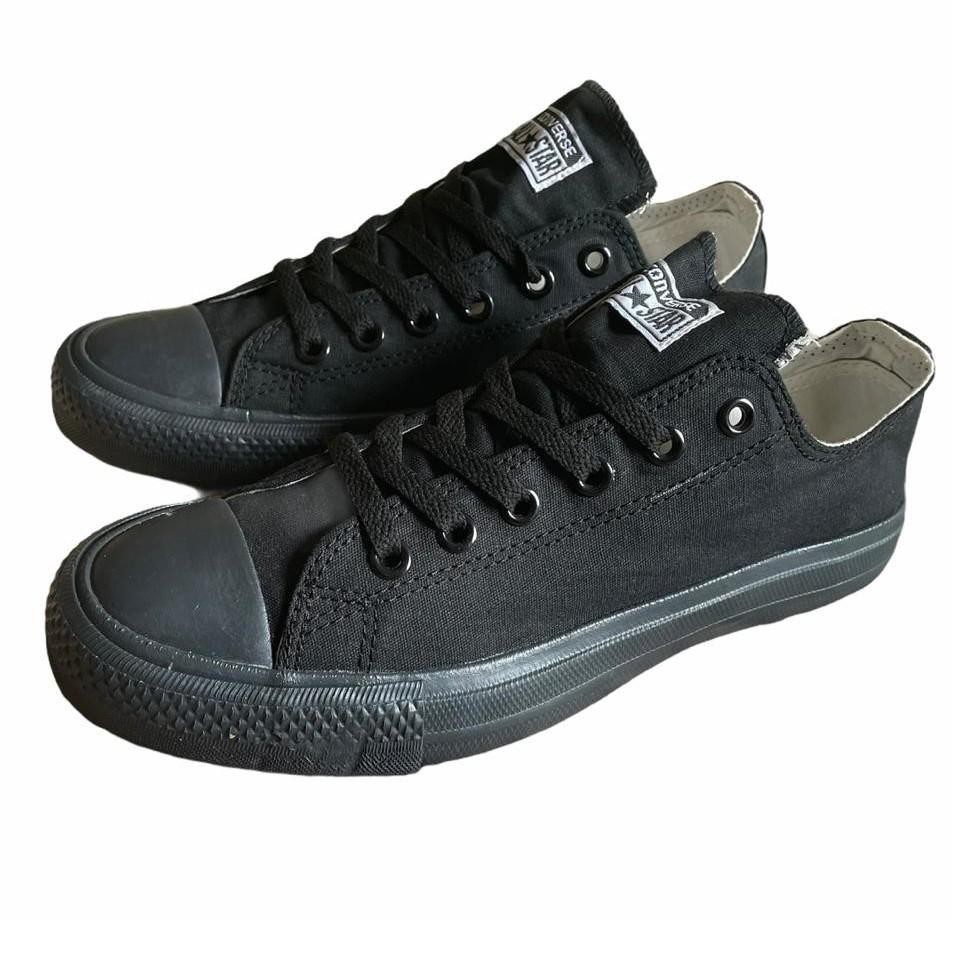 Jual Sepatu all star import sepatu sport pria wanita hitam polos sepatu ...