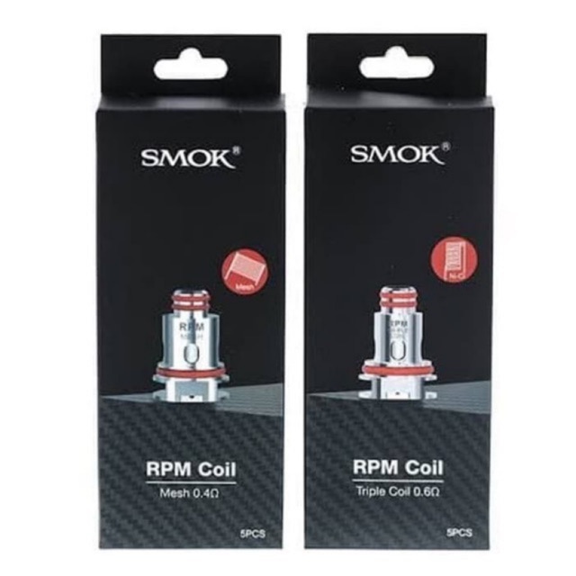 Jual Coil SMOK RPM 40 ( Mesh 0,4, Triple 0,6, SC 1 ) | Shopee Indonesia