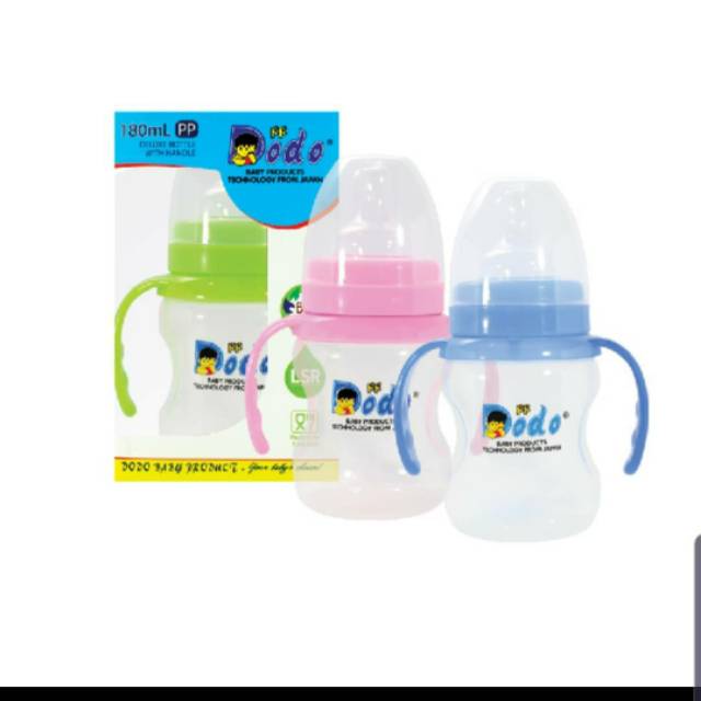 Jual DODO BOTOL SUSU DELUXE WITH HANDLE 180ML | Shopee Indonesia