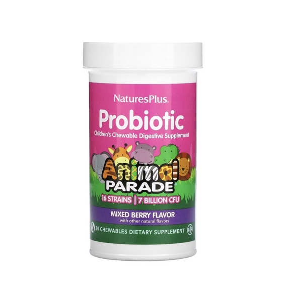 Jual Natures Plus Animal Parade Probiotic Childrens Chewable Digestive ...