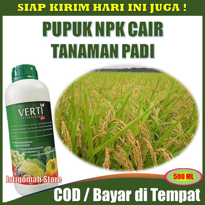 Jual VERTI GROW 500ml Pupuk NPK Cair Obat Padi Penyemprotan Pertama - Obat Semprot Untuk ...