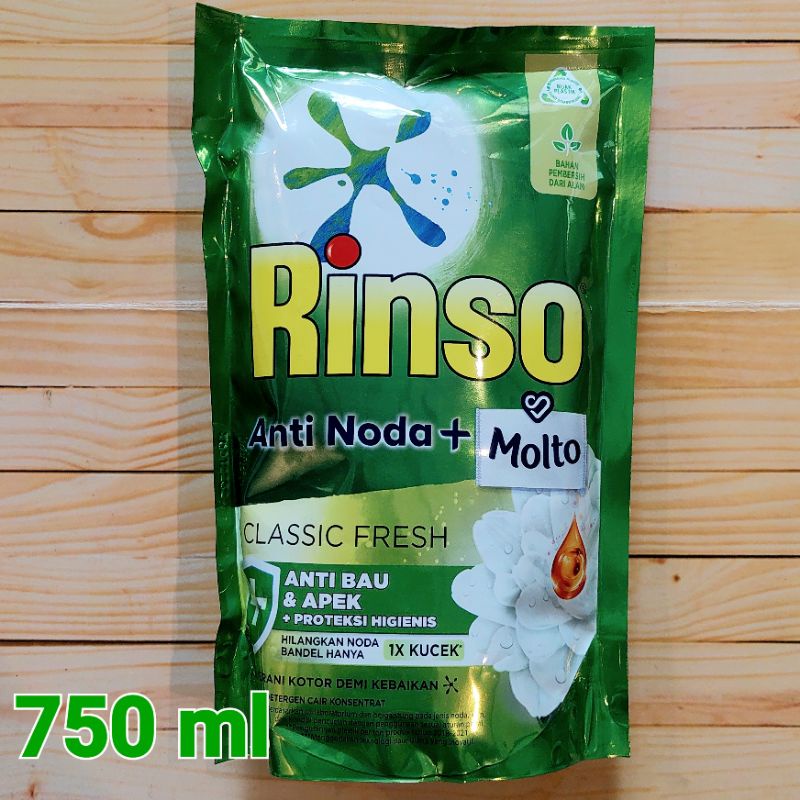 Jual Rinso Antinoda Molto Cair Liquid Classic Fresh 700ml | Shopee ...