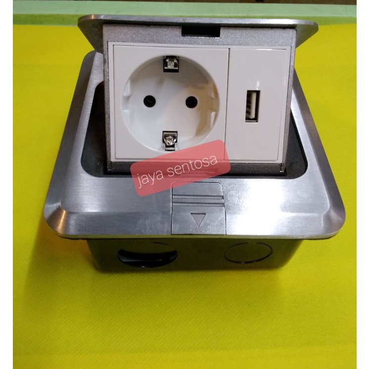 Jual STOP KONTAK LANTAI ARDE USB TANAM STOPKONTAK TANAM LANTAI/MEJA ...