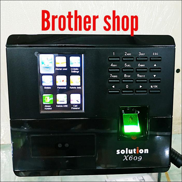 Jual MESIN ABSENSI JARI DAN WAJAH SOLUTION X609 | Shopee Indonesia