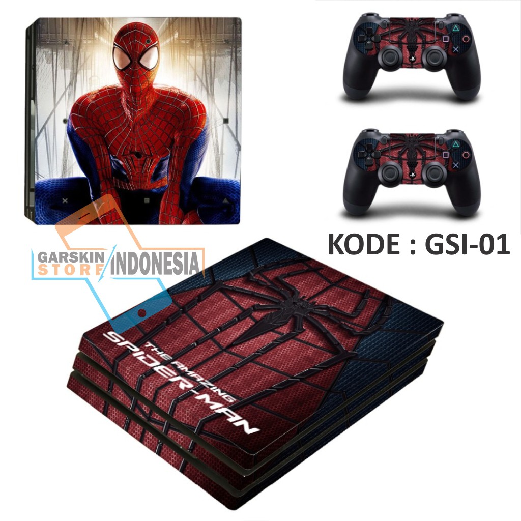 Jual Original Garskin Sony PS4 Pro & 2 Stick Kode 01-05 (Motif & Design ...