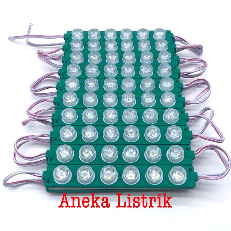Jual LAMPU LED MODUL 6MATA SMD DC 12VOLT dan 24VOLT WATERPROOF 6 MATA ...