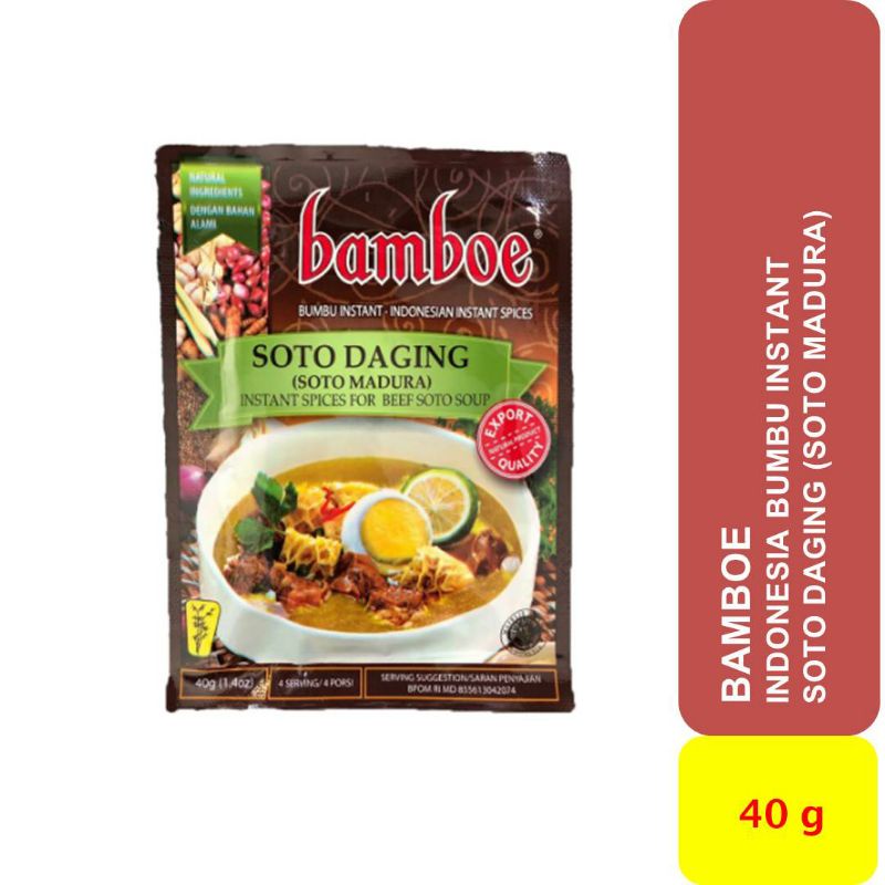 Jual Bumbu Instant Indonesia Soto Daging (Soto Madura) kemasan sachet ...