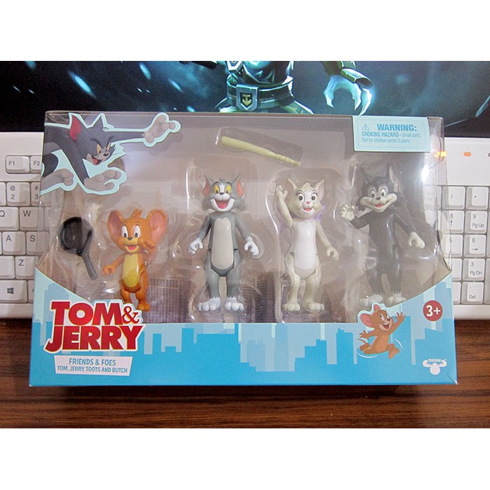 Jual Pajangan action figure tom & jerry friends & foes tom, jerry ...