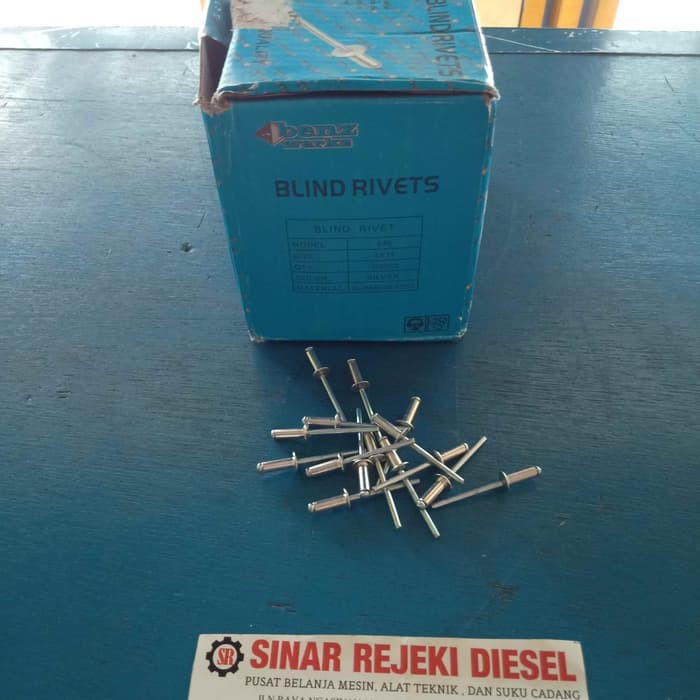 Jual Paku Rivet Paku Keling Type Tipe 540 Benz Isi 50 pcs | Shopee ...