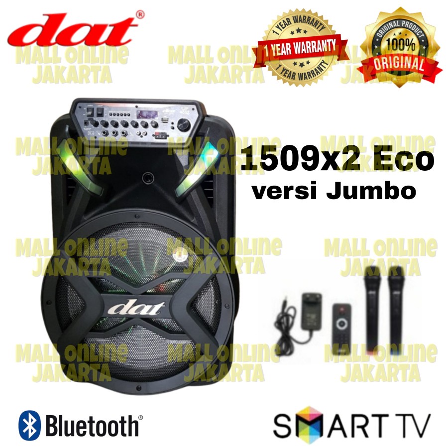 Jual Speaker aktif portable dat 1509x2 Eco bluetooth aktiv 1509 x2 ...