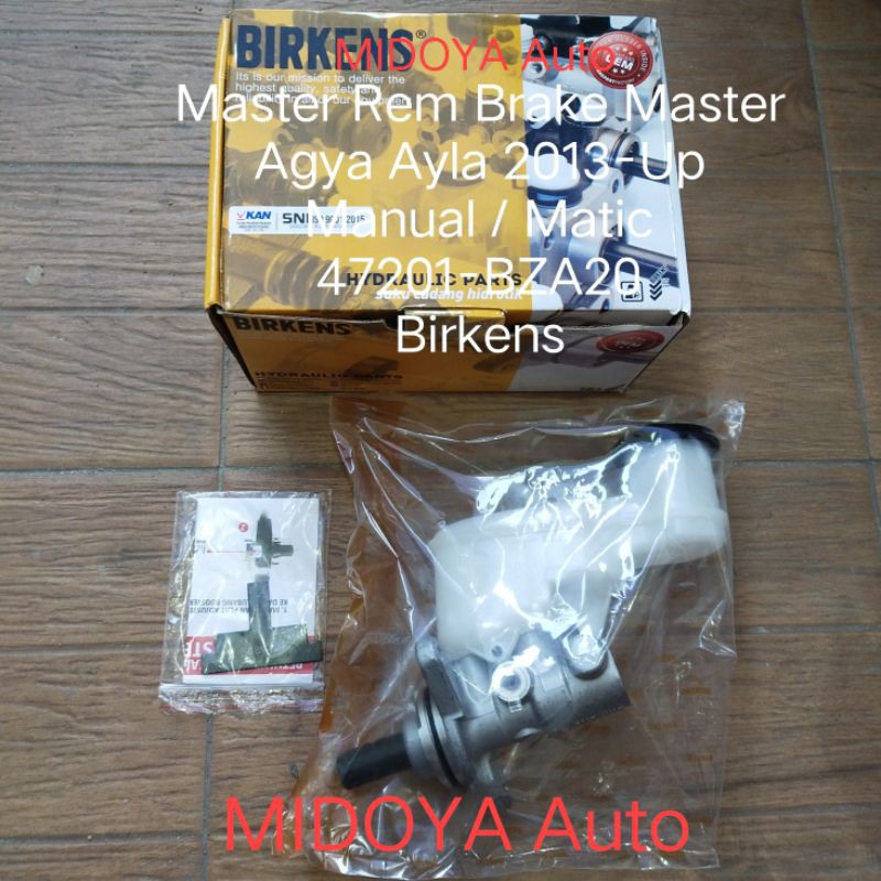 Jual Master Rem Brake Master Agya Ayla 2013-Up Manual / Matic Birkens ...
