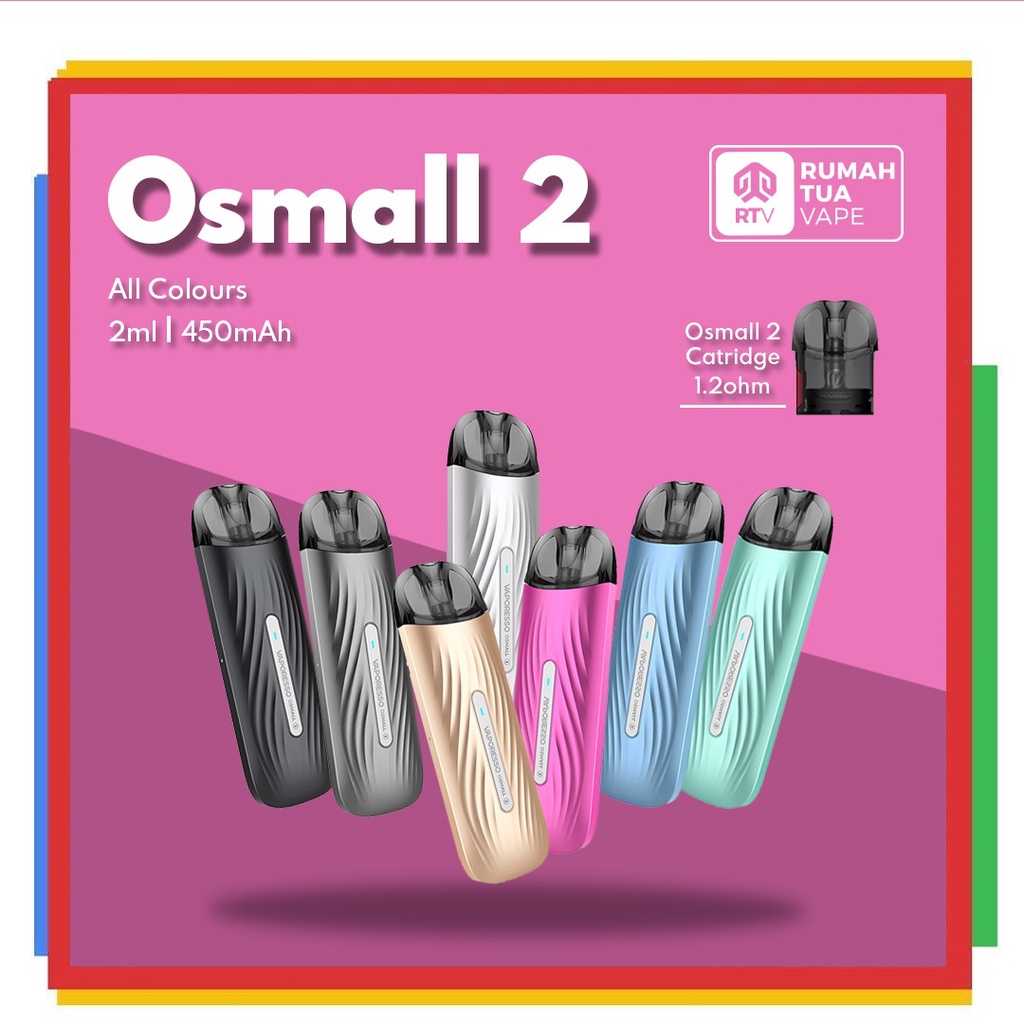 Jual OSMALL 2 450MAH POD KIT BY VAPORESSO | Shopee Indonesia