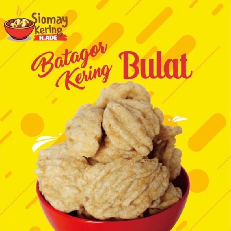 Jual BATAGOR KERING BULAT TOPING BASO ACI DAN SEBLAK | Shopee Indonesia