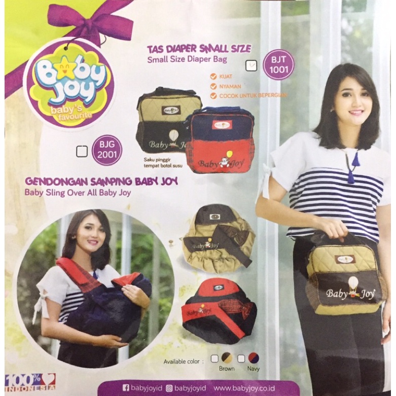 Jual BABY JOY Tas Diaper Small Size BJT 1001 | Shopee Indonesia
