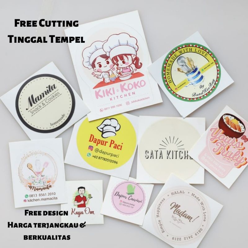 Jual STICKER LOGO BRAND KOTAK/ STICKER LOGO OLSHOP/ STIKER LOGO MERK ...