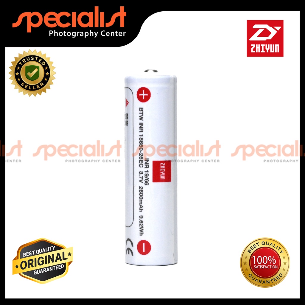 Jual Battery Zhiyun 18650 Li-ion Battery 2600mAh | Shopee Indonesia