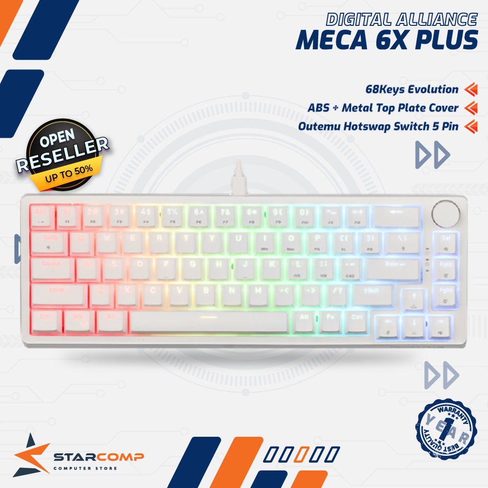 Jual Digital Alliance Gaming Keyboard DA Meca 6X Plus Keyboard Gaming ...