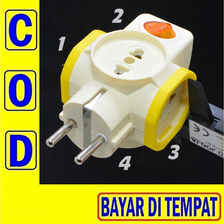 Jual 15O T 4 CABANG WARNA ON OFF BESAR Saklar Led Sni Indikator Lampu ...