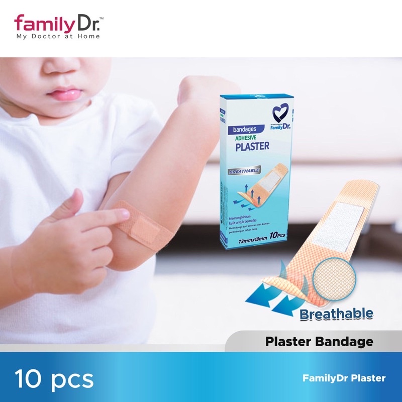 Jual plester Family Dr bandage adhesive isi 10 pcs | Shopee Indonesia