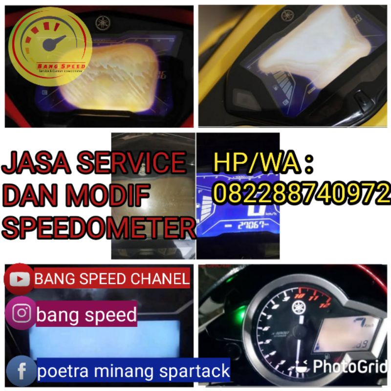 Jual POLARIS & MIKA PUTIH PERBAIKAN LCD SPEEDO SUNBURN UNIVERSAL ...
