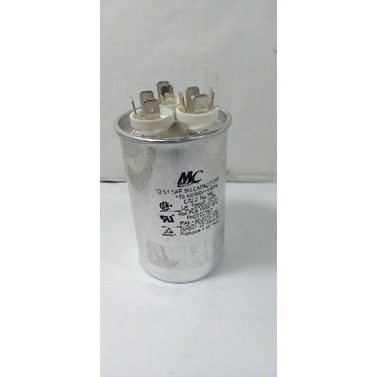 Jual KAPASITOR AC/ CAPACITOR AC MERK MC LG 3 KAKI 12,5/1,5 UF (12,5/1,5 UF MIKRO,) | Shopee ...