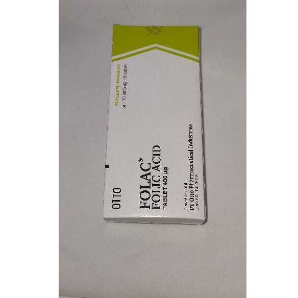 Jual FOLAC Folic Acid - Kemasan Box isi 100 tablet | Shopee Indonesia