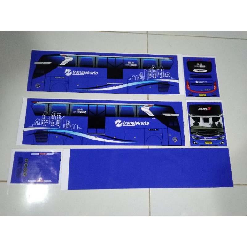Jual stiker miniatur bus Transjakarta | Shopee Indonesia