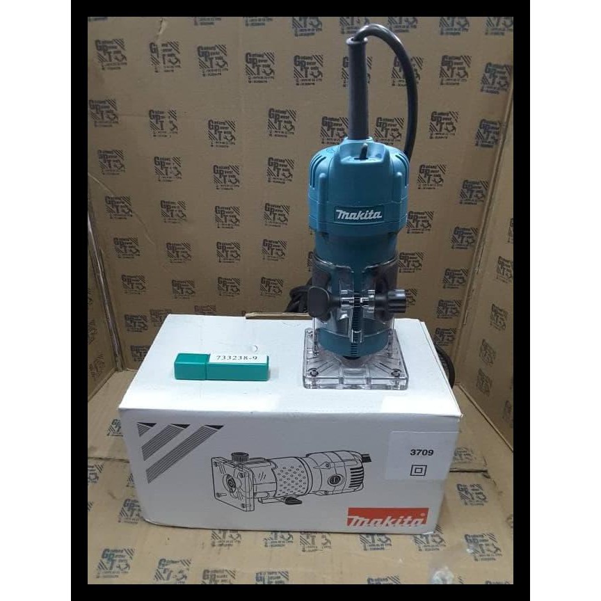 Jual Mesin Profil Router Trimmer Kayu 6mm Makita 3709 | Shopee Indonesia