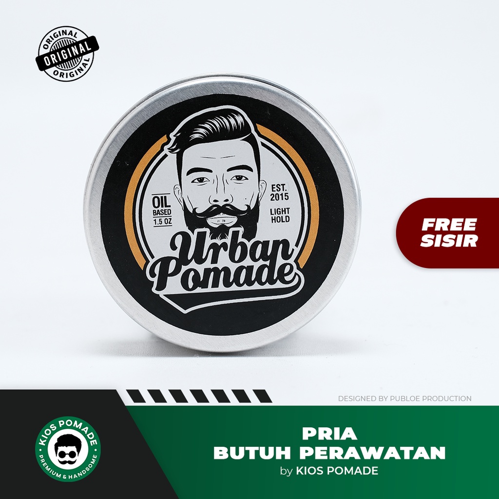 Jual Urban Pomade Oil Based Light Hold Travel Size Mini 42 gram | Shopee Indonesia