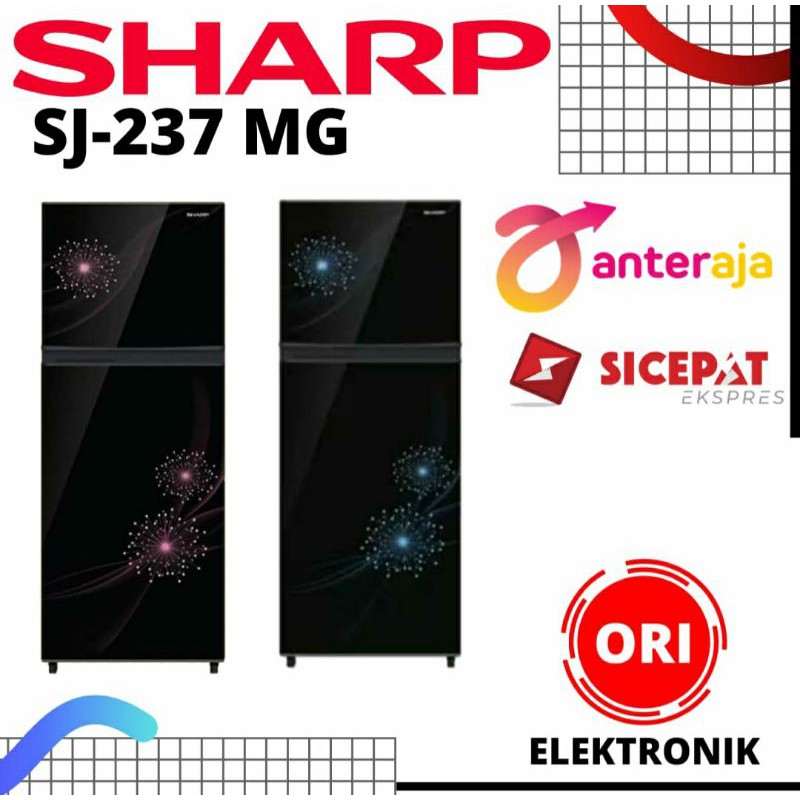 Jual SHARP LEMARI ES 2 PINTU 187 LITER SJ-237MG/SJ-236MG | Shopee Indonesia