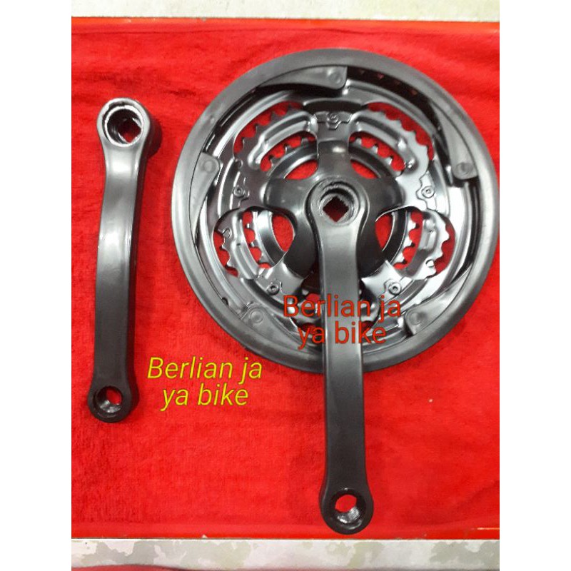 Jual Crank sepeda mtb 3 speed 28x38x48x170 | Shopee Indonesia