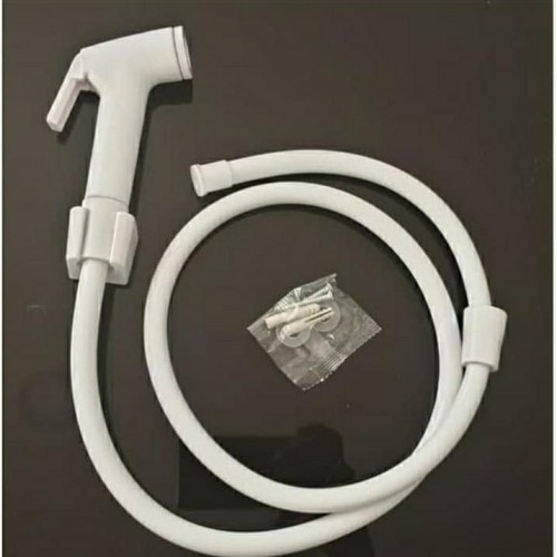 Jual jet shower toilet white set jet shower toilet putih jet shower ...