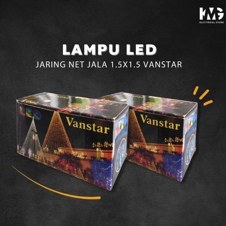 Jual LAMPU LED JARING NET JALAN 1.5x1.5m VANSTAR | Shopee Indonesia