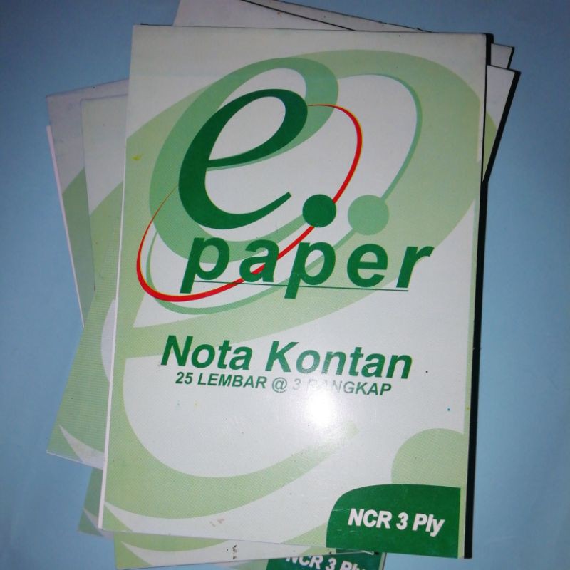Jual e.paper nota kontan 25 lembar @3rangkap NCR 3 PLY tjiwi kimia ...