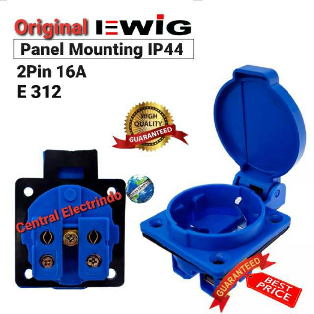Jual Panel Mounting 2Pin 16A (E312) EWIG. | Shopee Indonesia