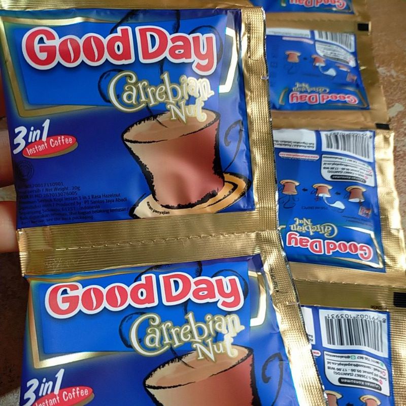 Jual Kopi Good Day 3 In 1 Perenceng isi 10 Sachet | Shopee Indonesia