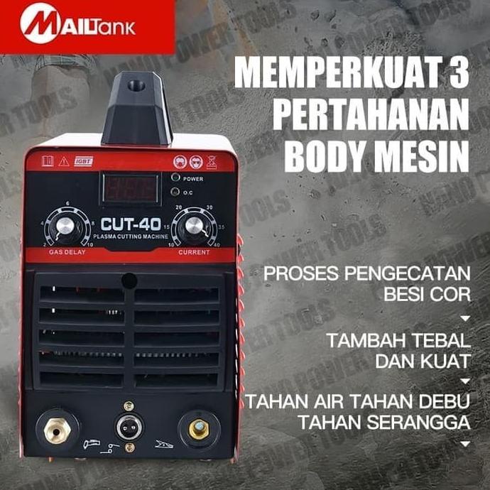 Jual PROMO 10.10 Mailtank Cut 40 Mesin Las Plasma Cutting Potong Plat Cut40 Besi Angin | Shopee ...