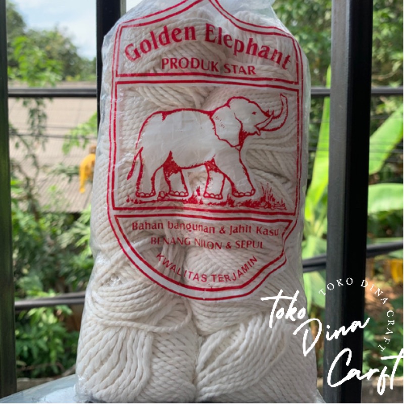 Jual Benang bendera benang bangunan cap Gajah kecil | Shopee Indonesia