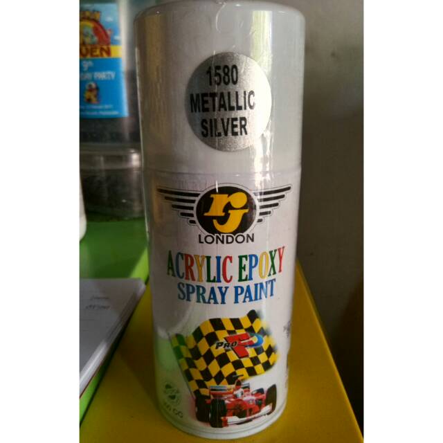 Jual Pilox RJ silver metalic 300cc | Shopee Indonesia