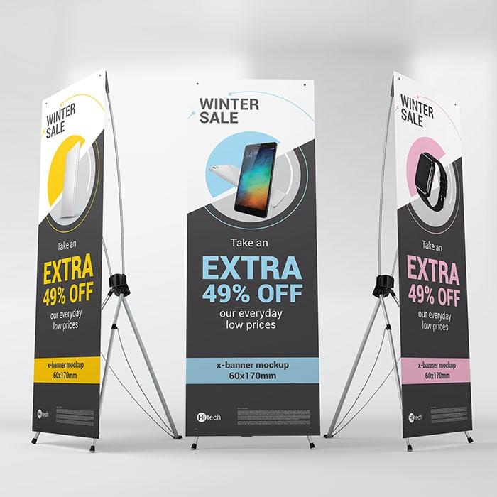 Jual Cetak X Banner Bahan Albatros High Res | Murah !! | Shopee Indonesia