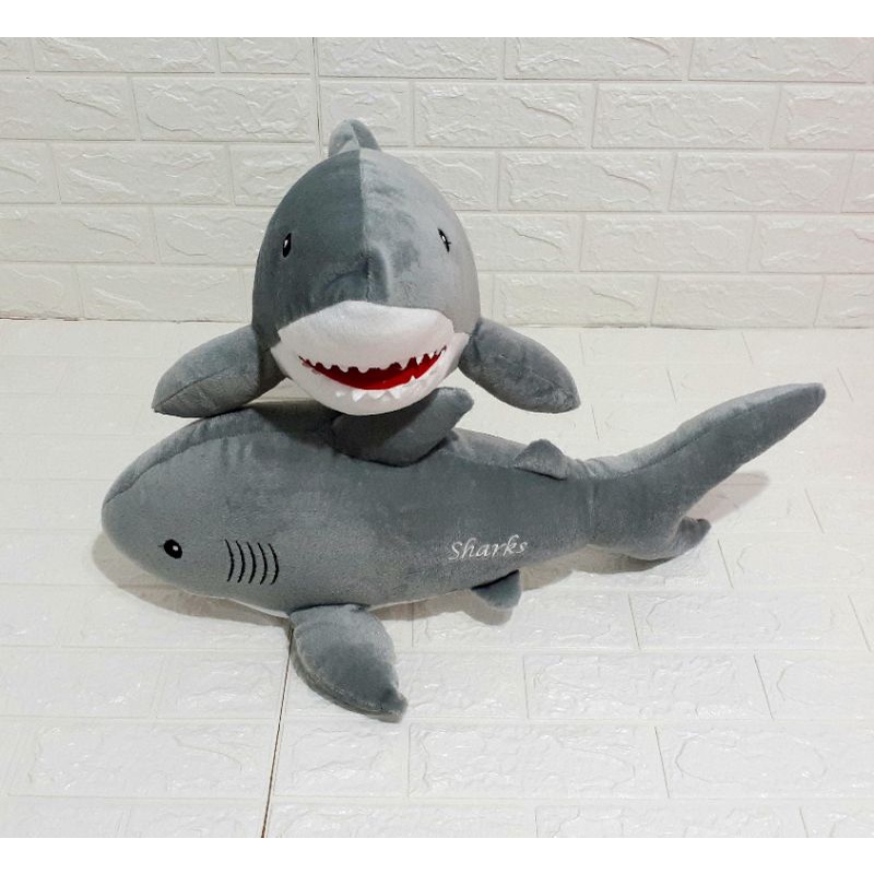 Jual Boneka Ikan Hiu Daddy Mommy Sharks Besar SNI | Shopee Indonesia
