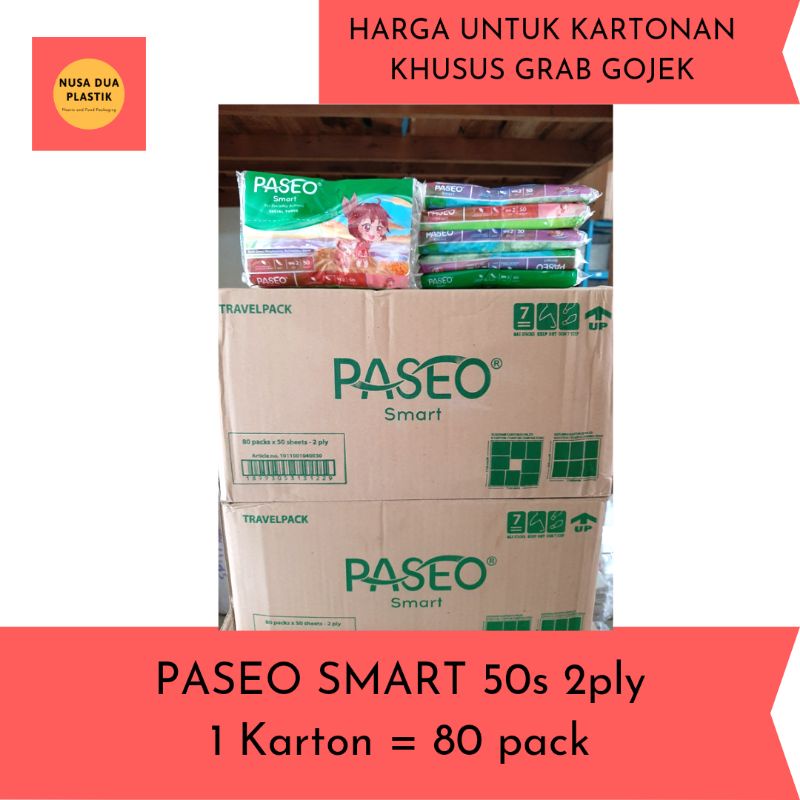 Jual Paseo Smart 50s Travelpack Kartonan 1 dus | Shopee Indonesia