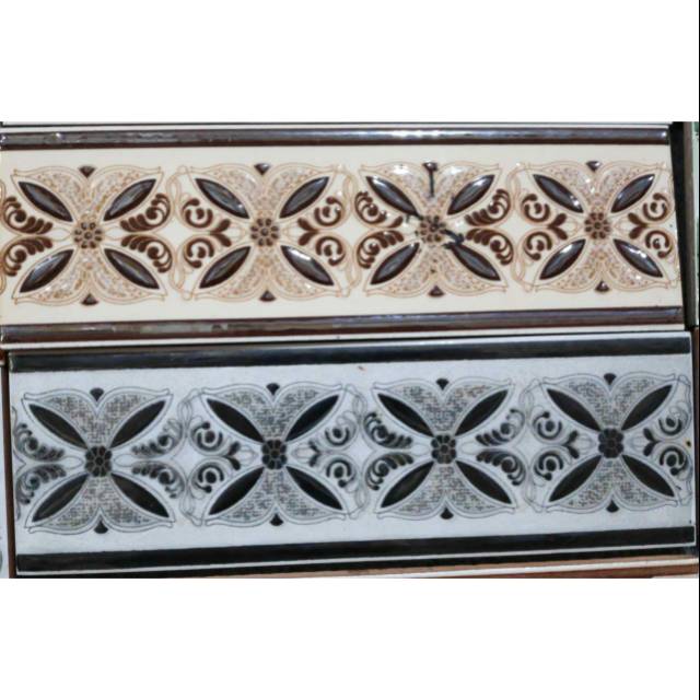 Jual Keramik Lis Dinding Jimbaran 8x25 (1ikat = 4 keping/meter) Dapur ...