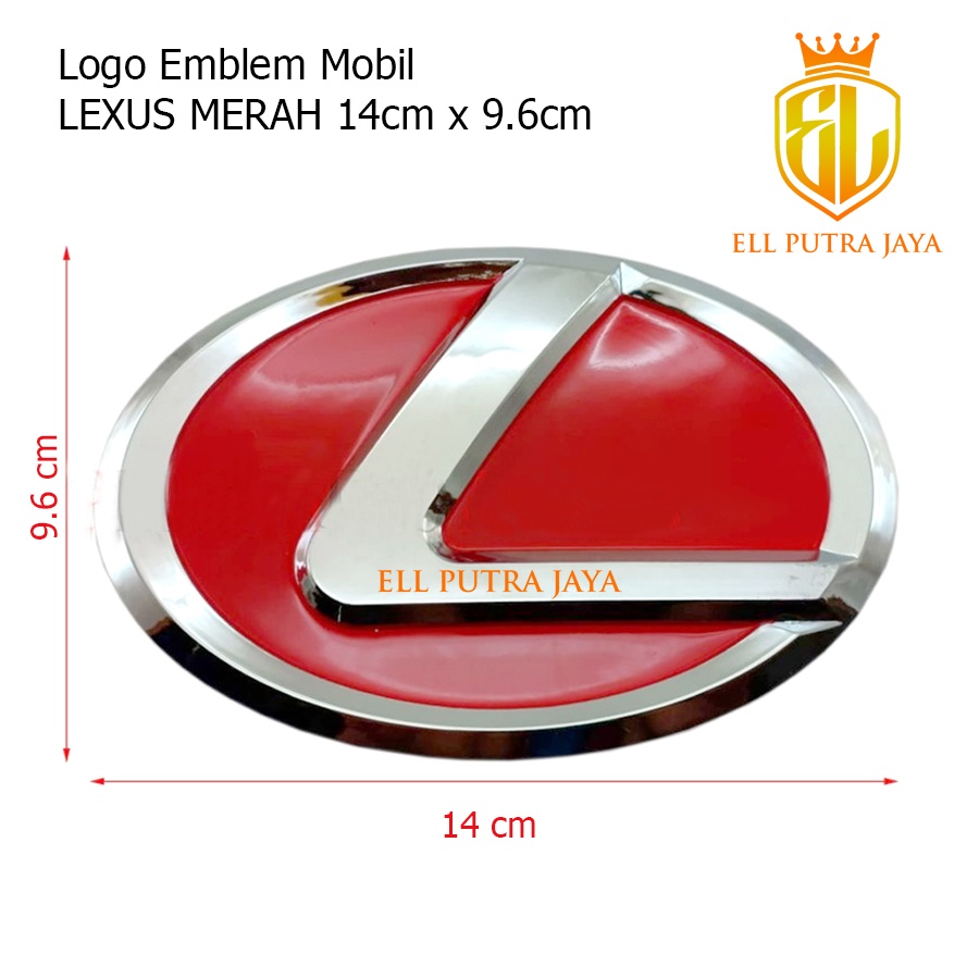 Jual Emblem Lexus merah 14cm x 9.6cm | Shopee Indonesia