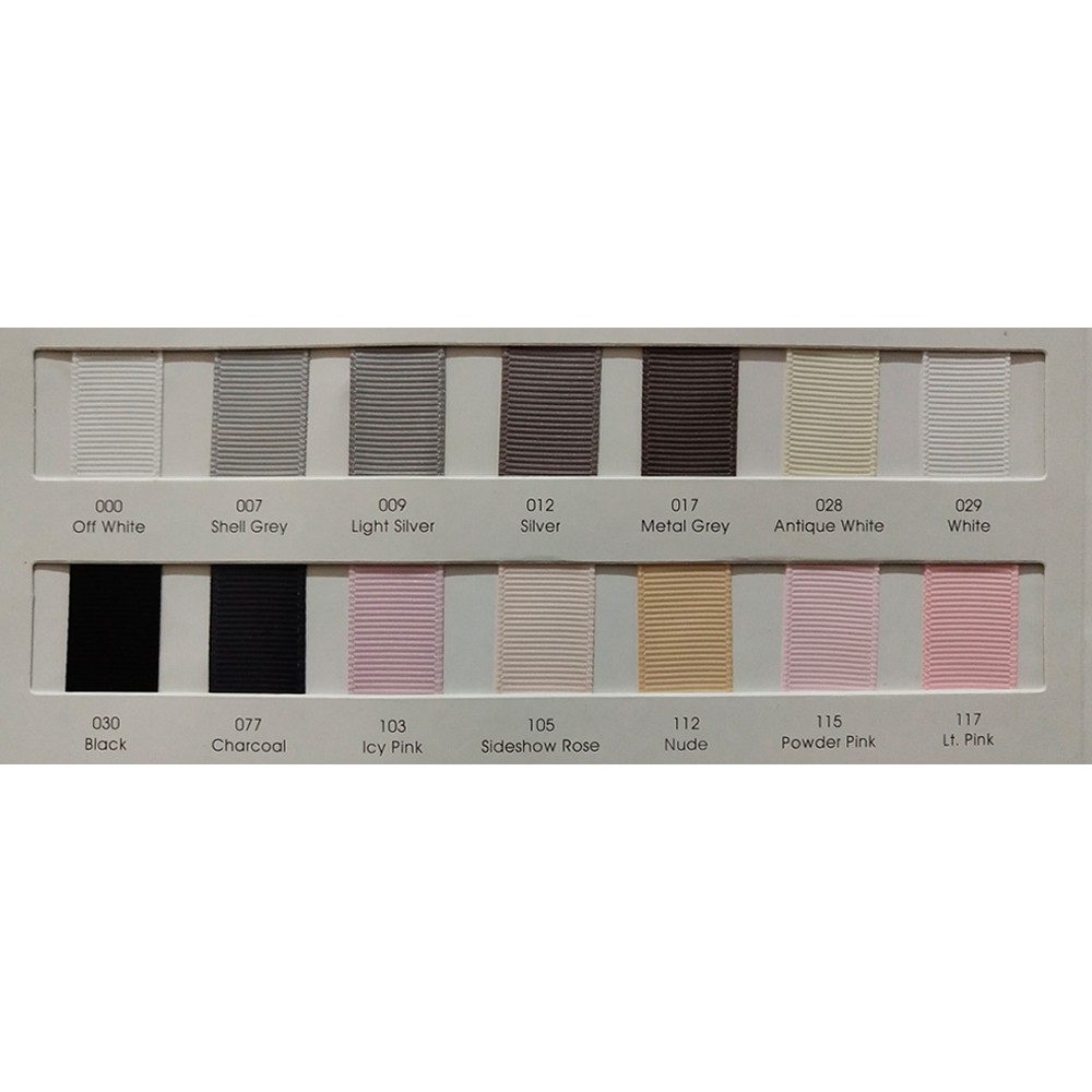 Jual (10 yard) Pita Grosgrain Polos 1,3 cm (1/2" inch) | Pita import ...