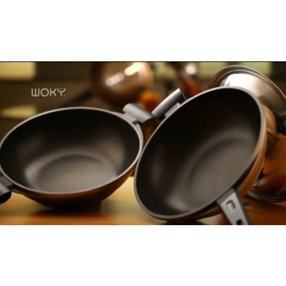 Jual WOKY WAJAN PENGGORENGAN WOK PAN 32CM / PENGGORENGAN ANTI LENGKET / WOK PAN ANTI LENGKET ...